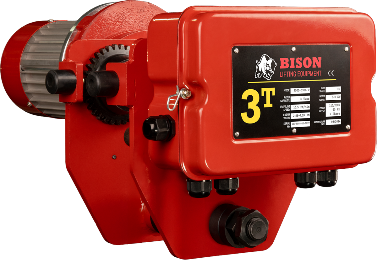 3 Ton Motorized Trolley — Power hoists